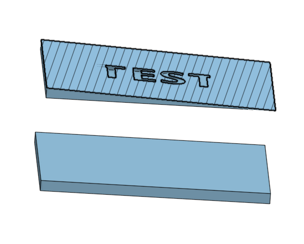Two Color Flat Text via Filament Switching - Test Model by kaje ...