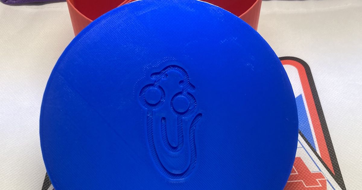 Paperclip Container & Cover by TJL | Download free STL model ...