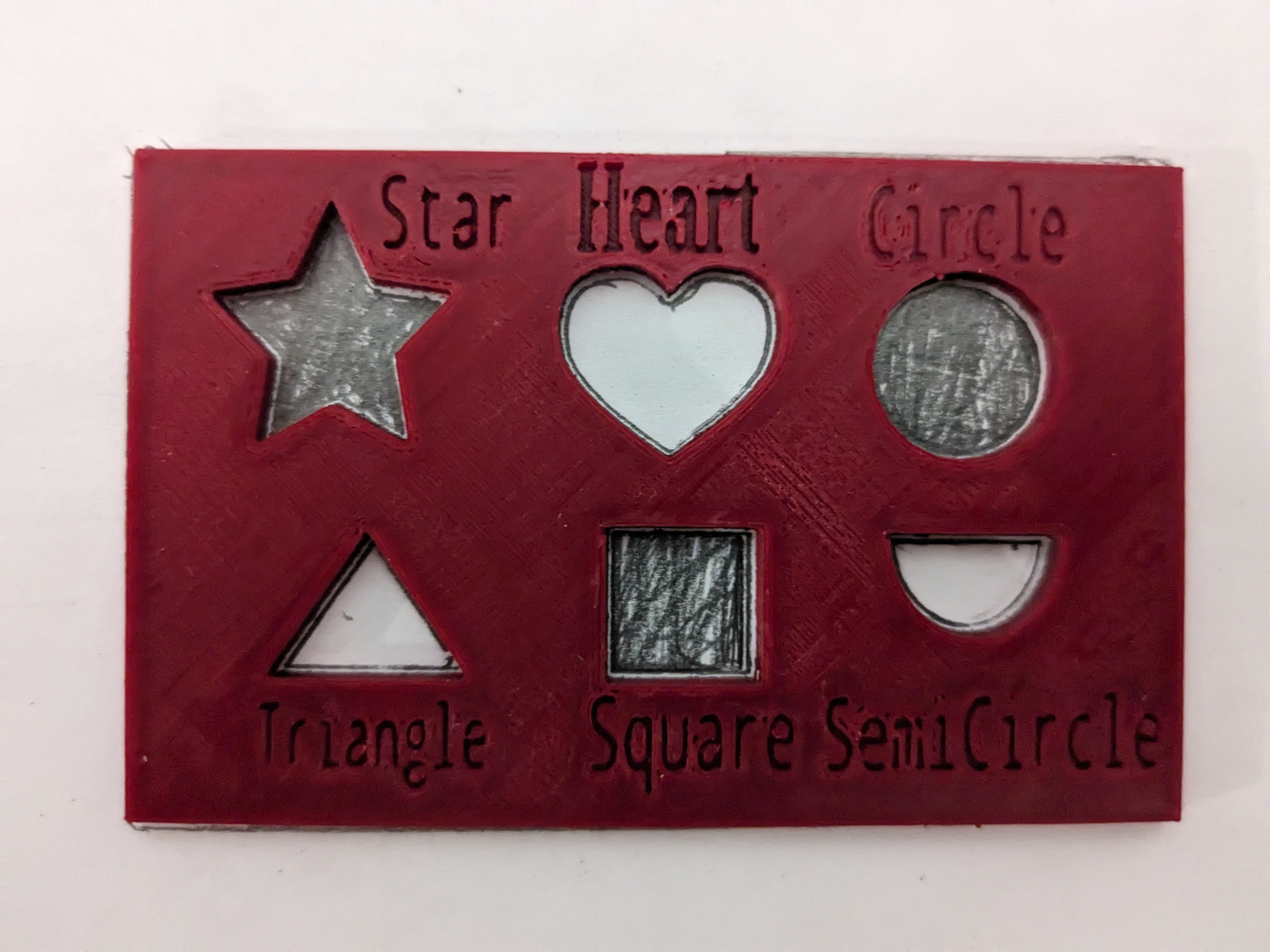 Shape Drawing Stencil by Levi D | Download free STL model | Printables.com