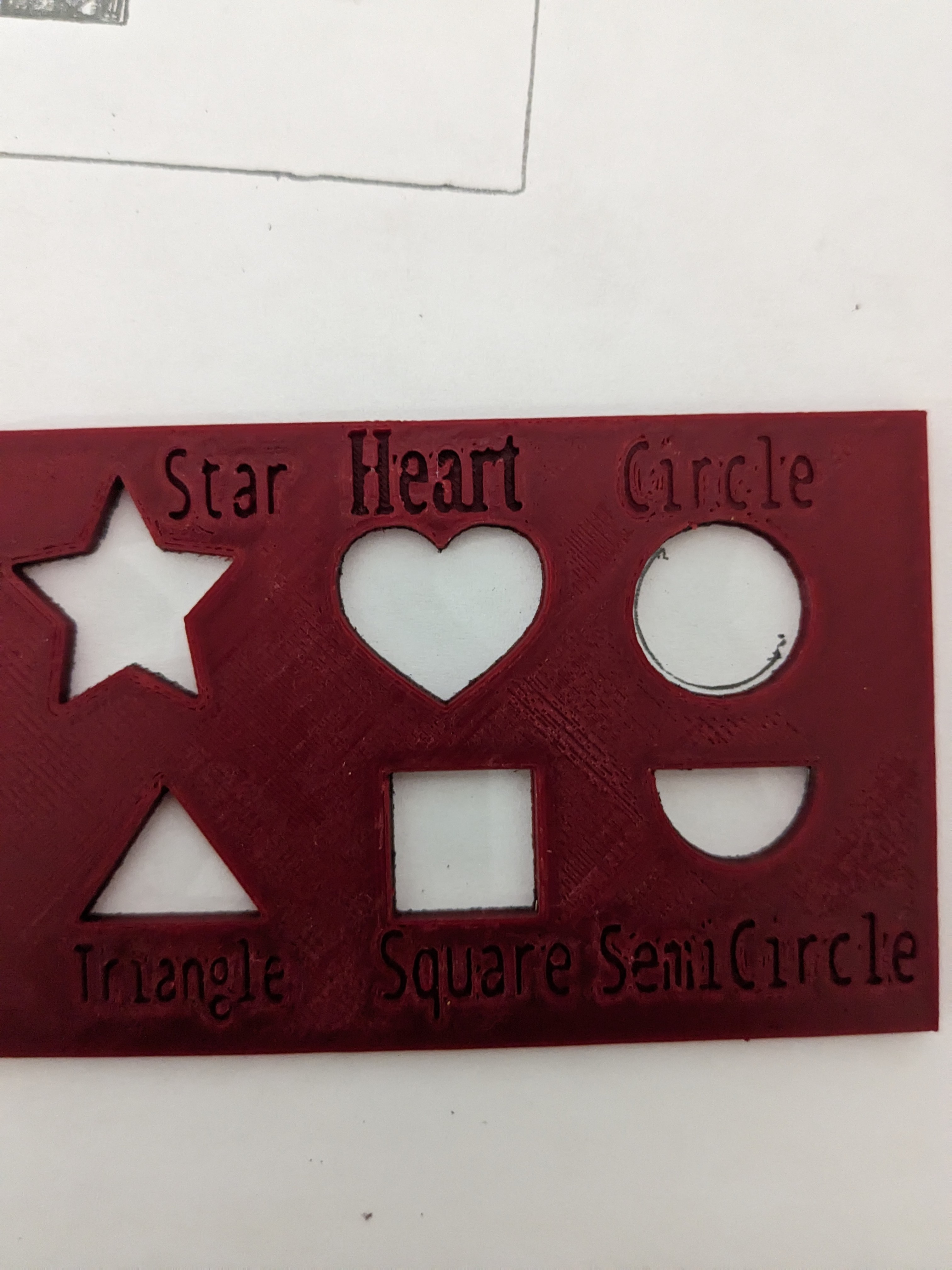 Shape Drawing Stencil by Levi D | Download free STL model | Printables.com