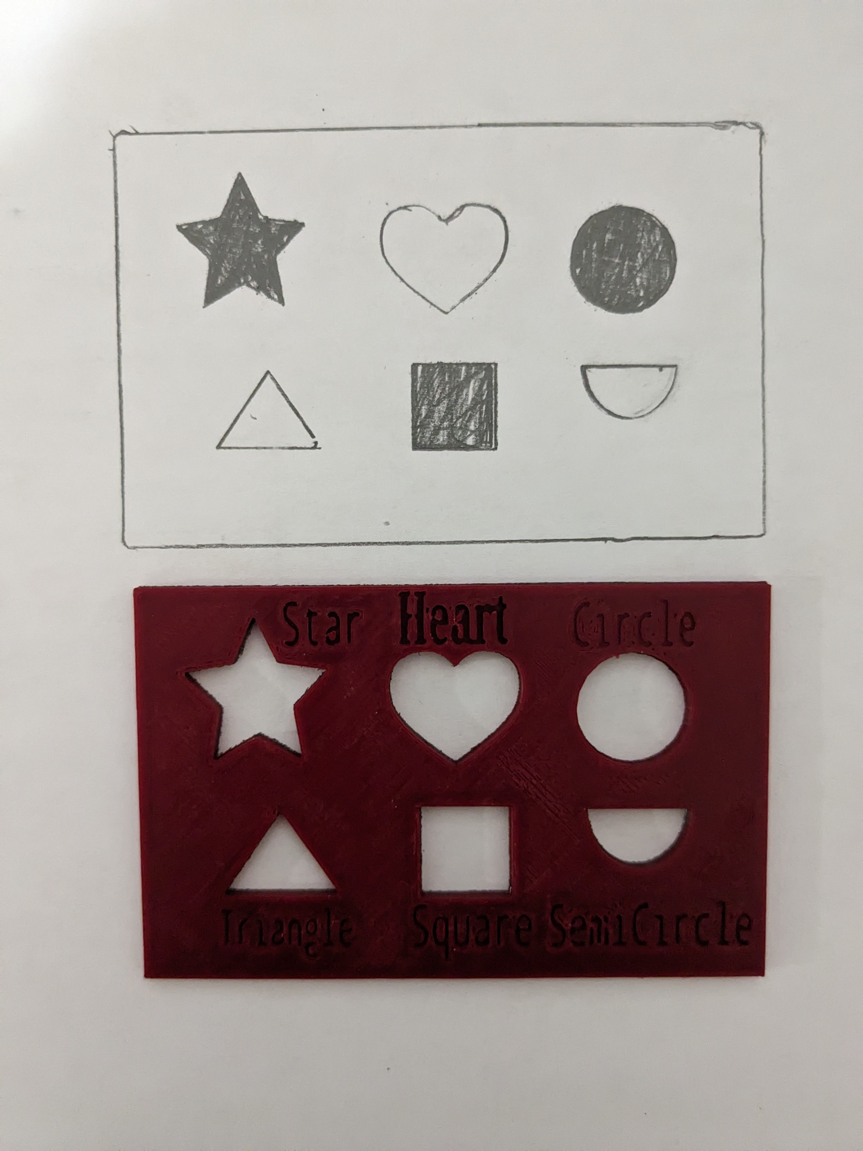 Shape Drawing Stencil by Levi D | Download free STL model | Printables.com