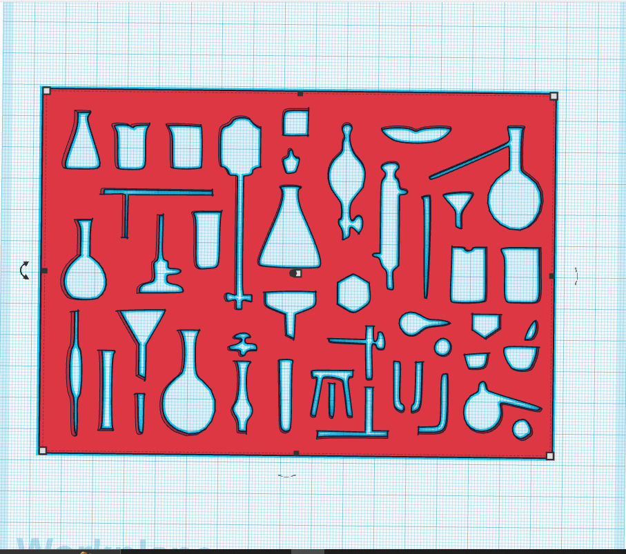 Chemistry Drawing template (Gioser) by TheWizard | Download free STL ...