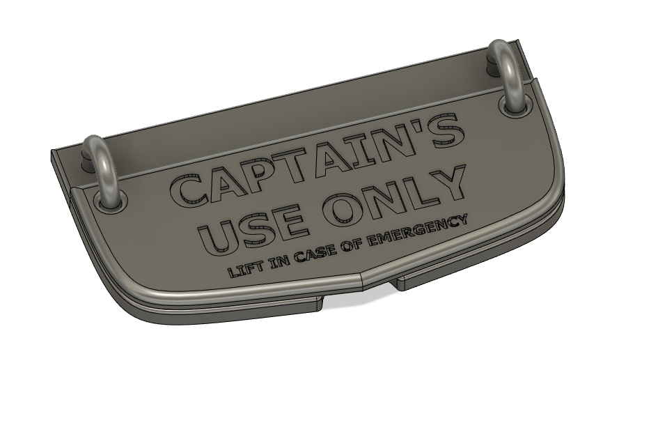 Captain's Use Boat Sign by Patthews | Download free STL model ...