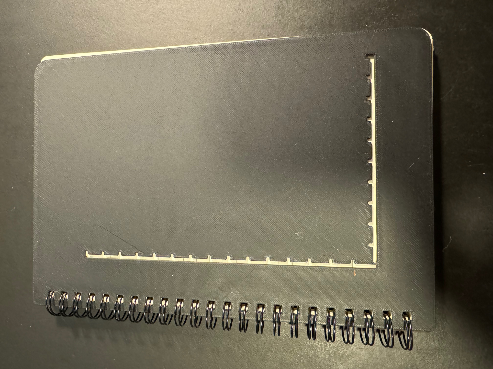 Notebook cover frame for stencils by illegible | Download free STL ...