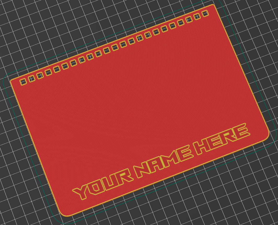 Notebook cover frame for stencils by illegible | Download free STL ...
