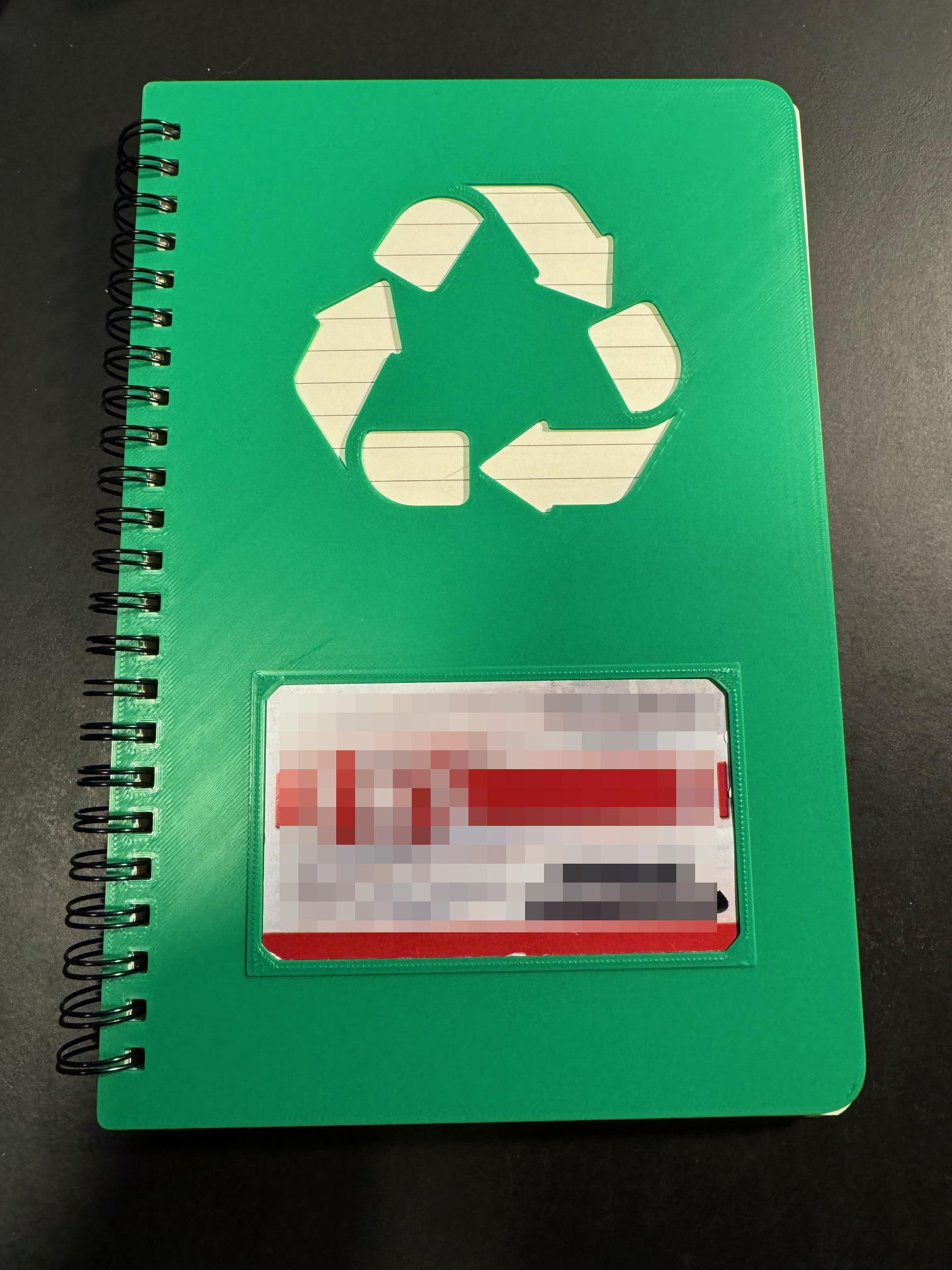 Notebook cover frame for stencils by illegible | Download free STL ...