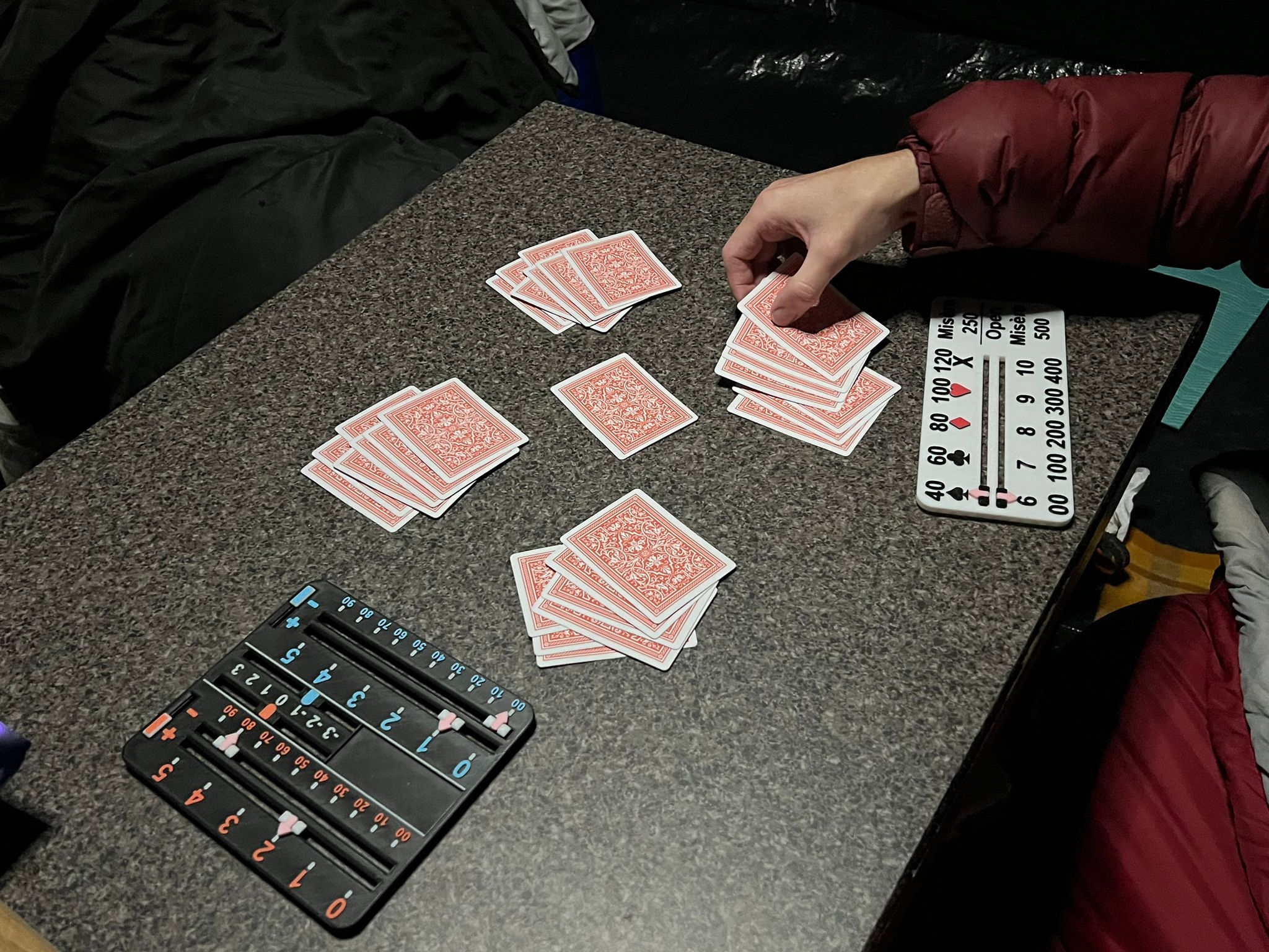 500 Card Game Score Tracker, Dealers Chip and Current Bet. by ...