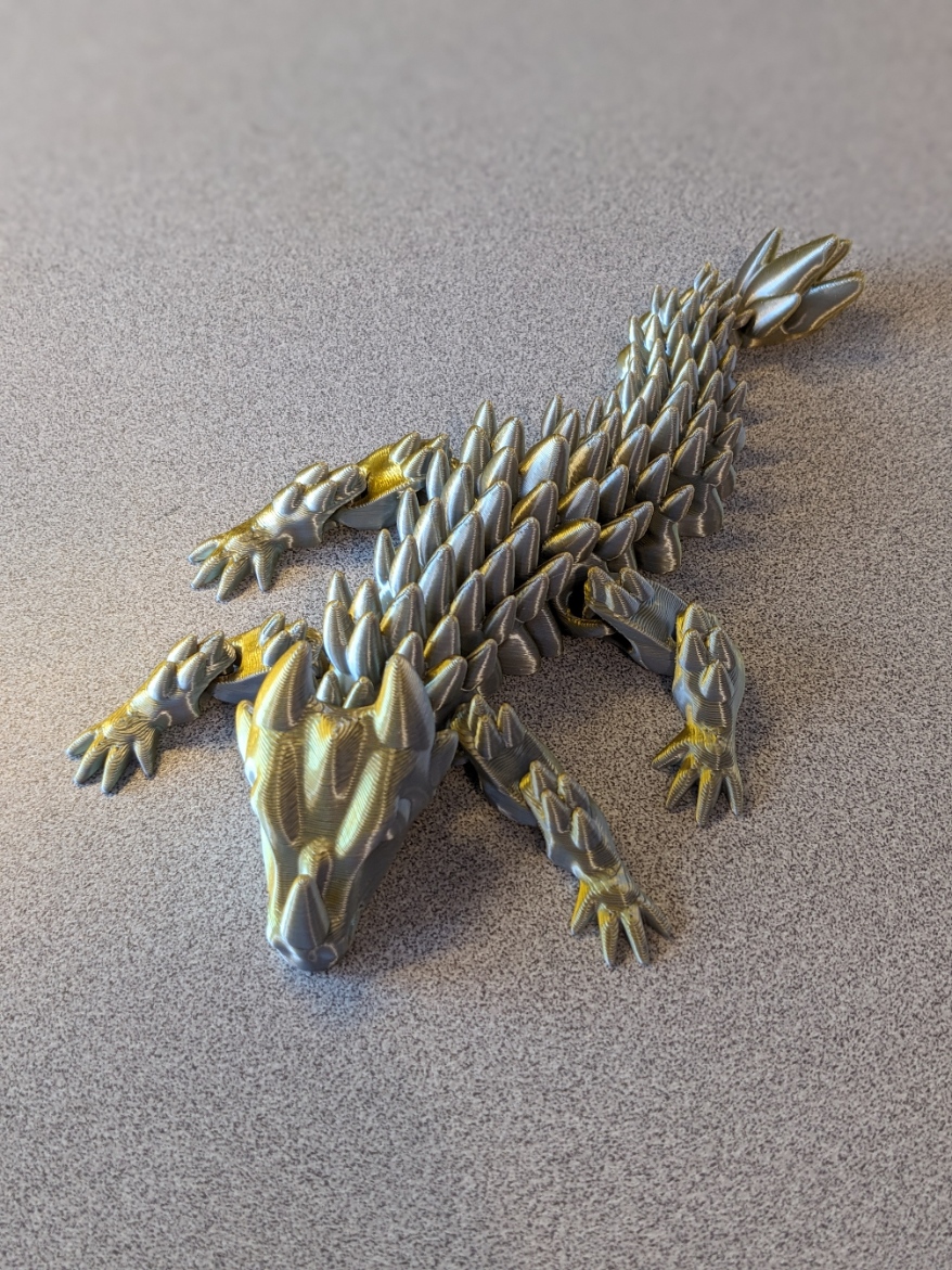 Small Baby Dragon - Articulated Dragon by Bearded Printer | Download ...