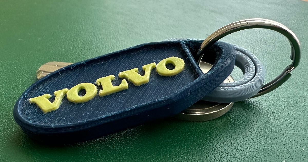 Volvo Keychain by yllkd | Download free STL model | Printables.com