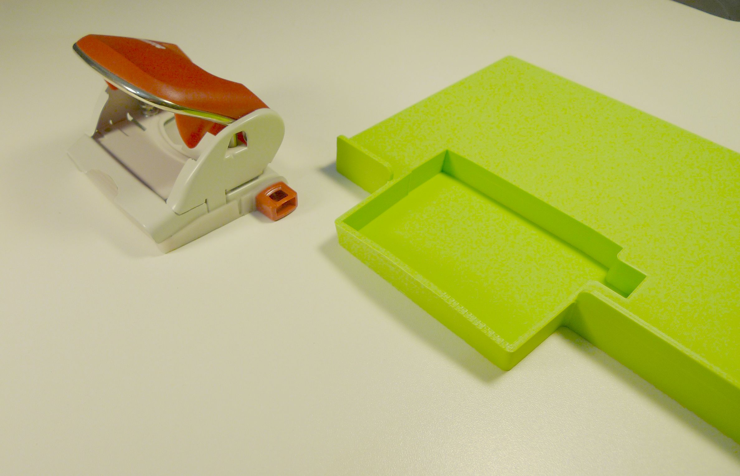 DIN A4 paper stop plate for office hole punch by Goto Dengo | Download ...