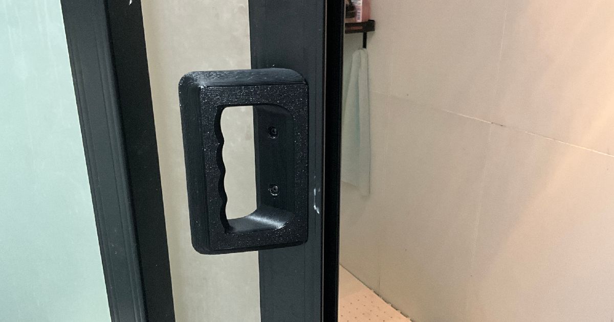 angled door/windows handle by Raidy | Download free STL model ...