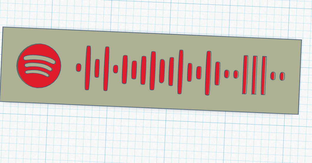 Spotify Scan Code by Manifest3d Design | Download free STL model ...