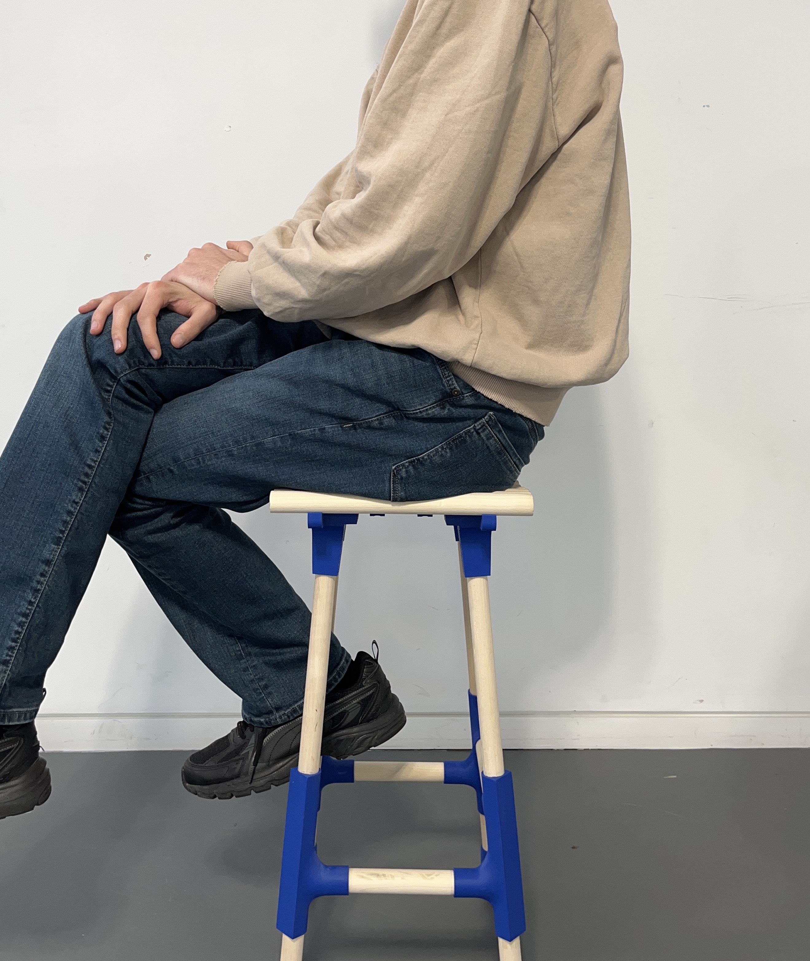 3Dowel Stool by Fatih K | Download free STL model | Printables.com