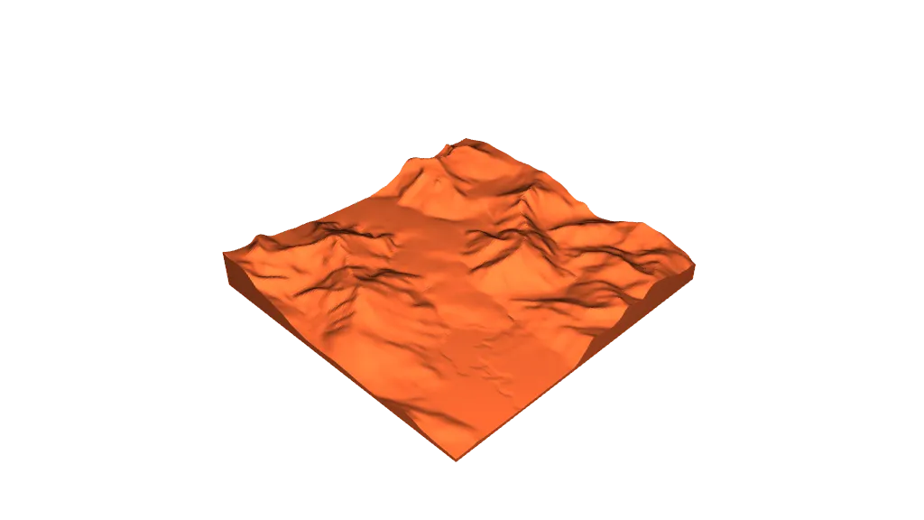 Mendenhall Glacier STL by Philip Reed | Download free STL model ...