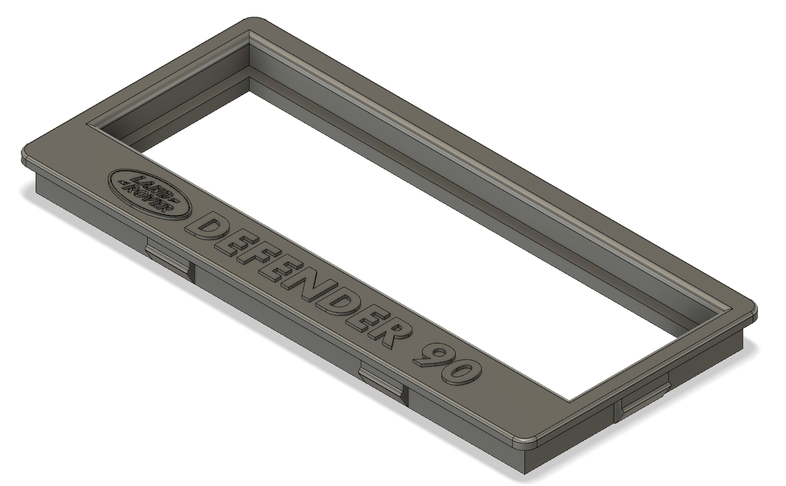 Defender td5 Land Rover Original radio holder replacement by lollopollo ...