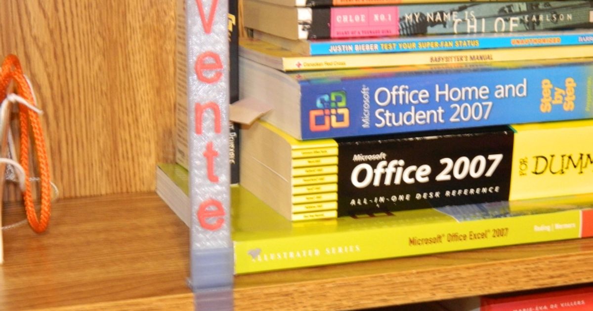 Vertical Shelf Talker by Startrekfan2 | Download free STL model ...