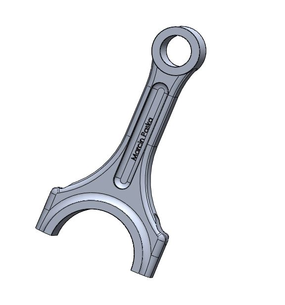 Piston - key chain by MarcinPaska | Download free STL model ...