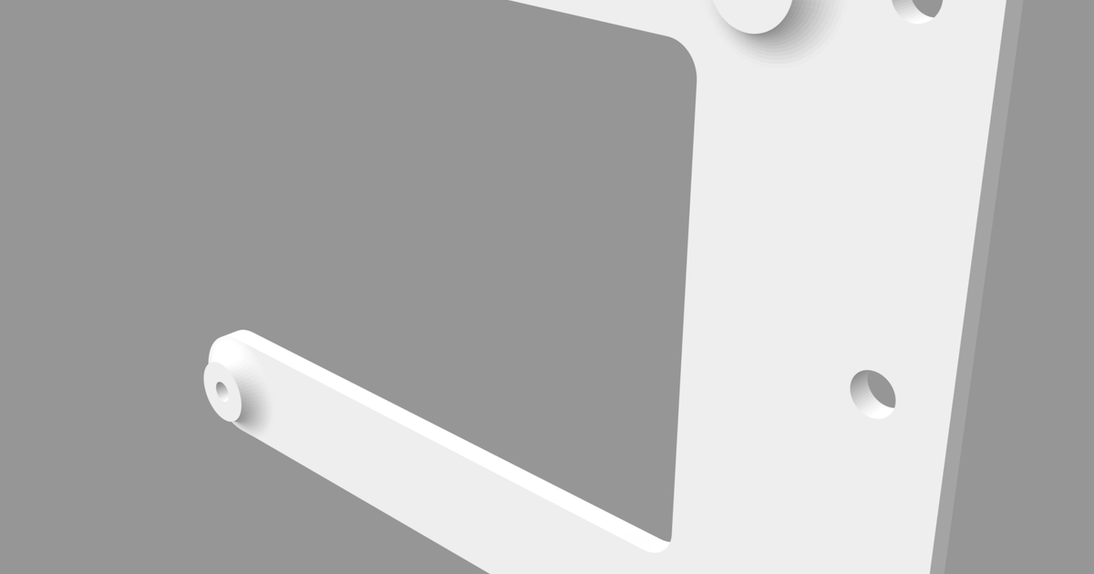 Raspberry Pi Flat Mount by Blue Robotics | Download free STL model ...