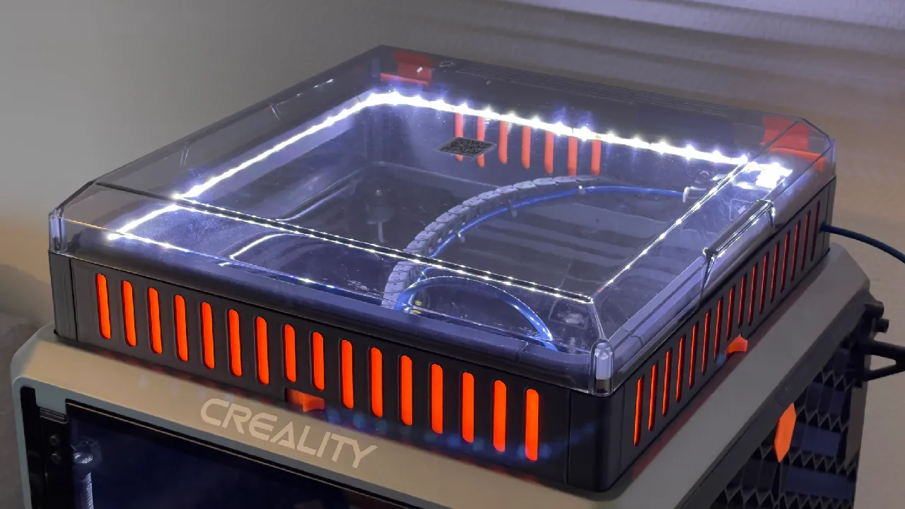 CREALITY K1+K1C LID RISER V2 [50mm height] by LEOTE [approach ...