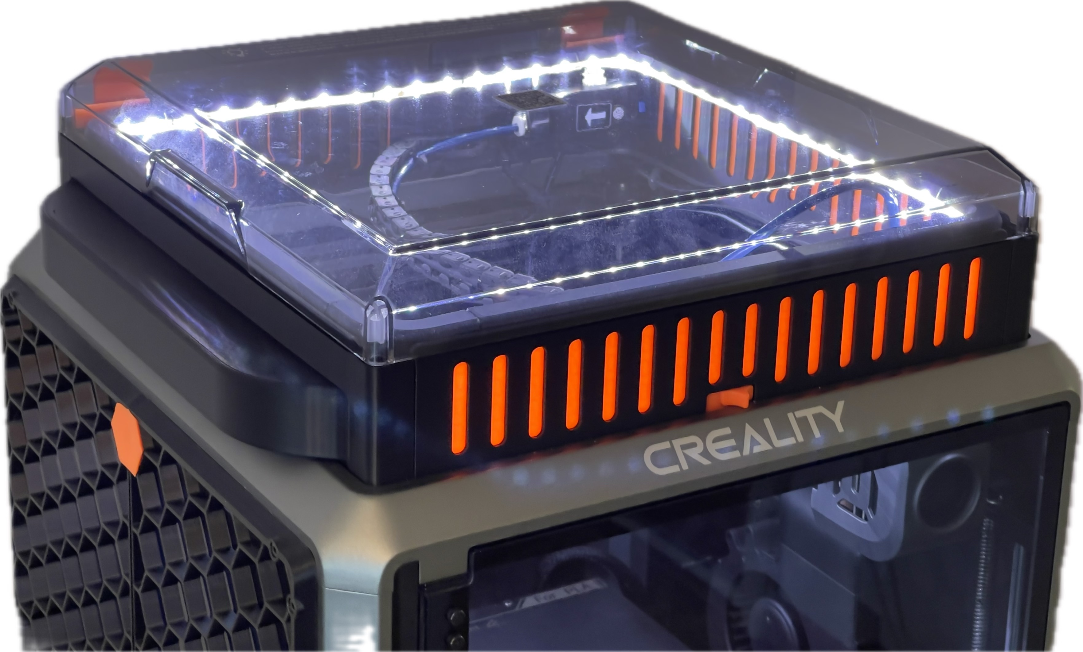 CREALITY K1+K1C LID RISER V2 [50mm height] by LEOTE3D | Download free ...