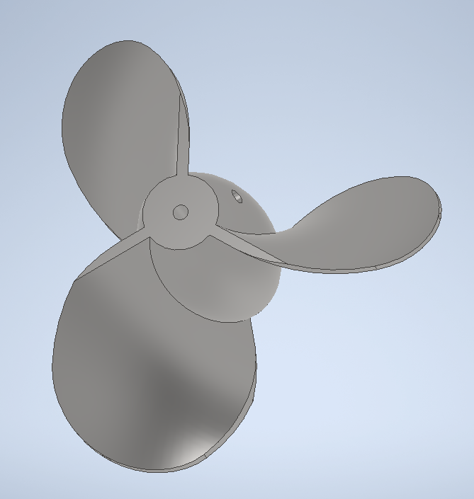 Bootschroef of scheepsschroef met 3 en 4 bladen. Boat propeller or ship ...