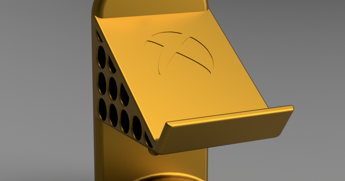 XBox controller and headset wall bracket by SEARS | Download free STL ...