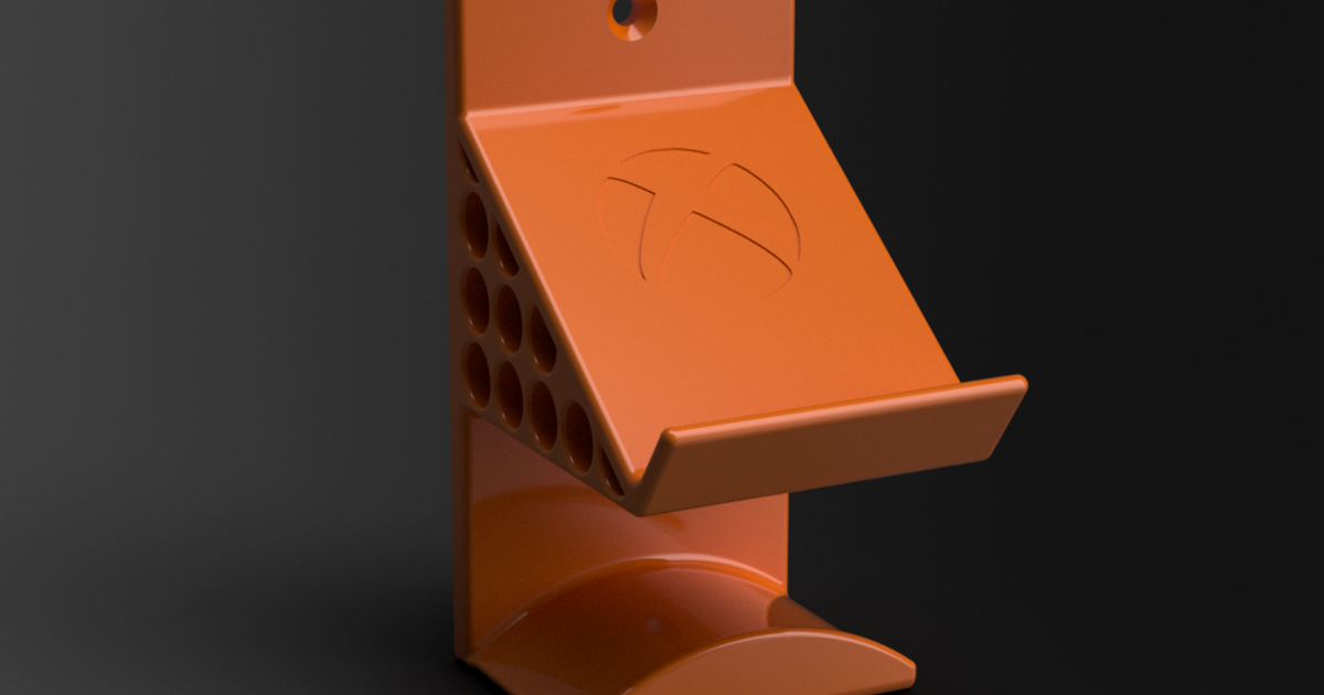 XBox controller and headset wall bracket by SEARS | Download free STL ...