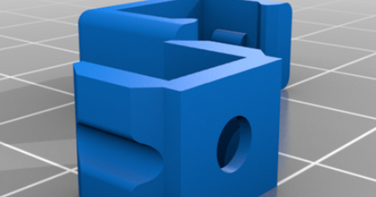 Cable mount (holder) with invisible screw by marko | Download free STL ...
