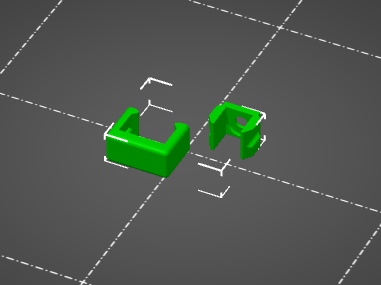 Cable mount (holder) with invisible screw by marko | Download free STL ...