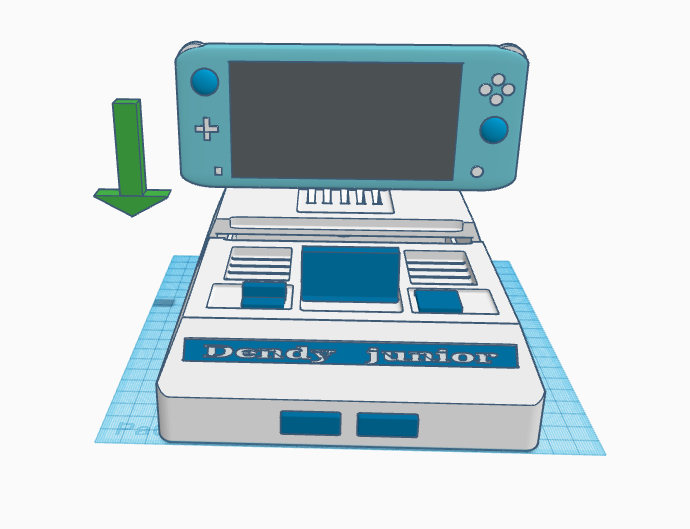 Universal stand for game consoles in the form of a dandy console rip by ...