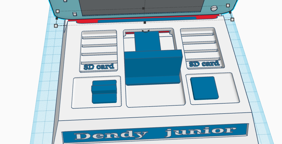 Universal stand for game consoles in the form of a dandy console rip by ...