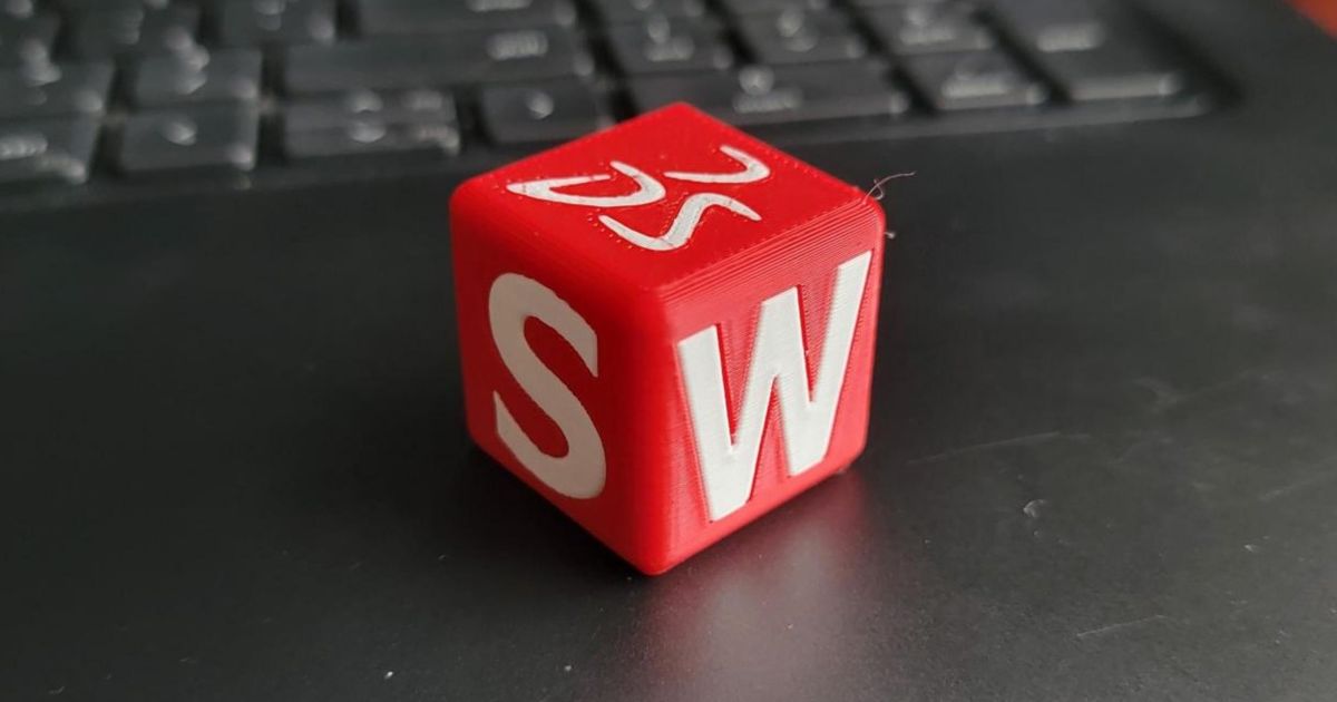 SolidWorks Logo Cube (Unofficial) by m_IDEX | Download free STL model ...
