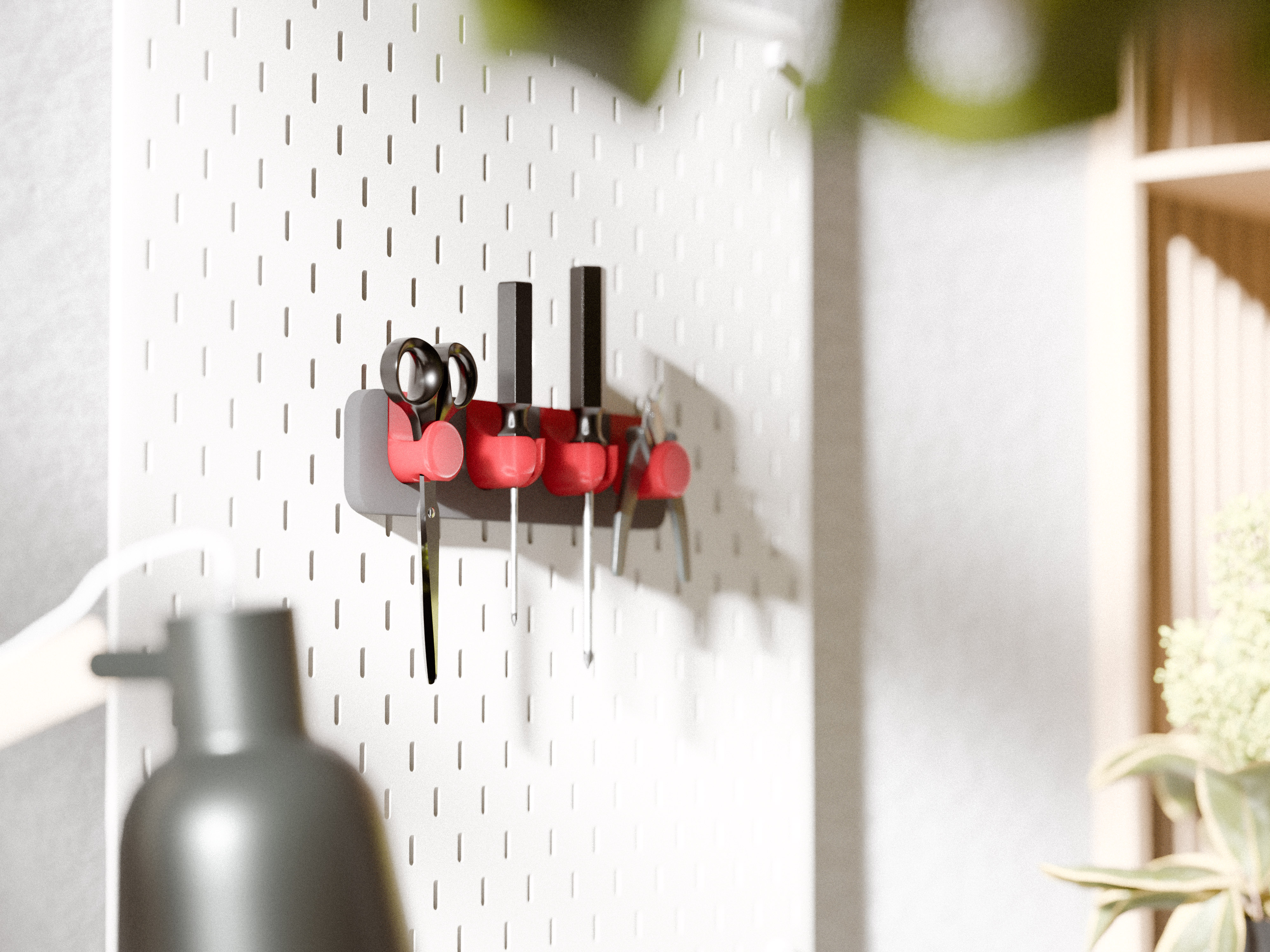 Customizable Tool Organizer for IKEA Skadis Pegboard by Martin Boukal ...