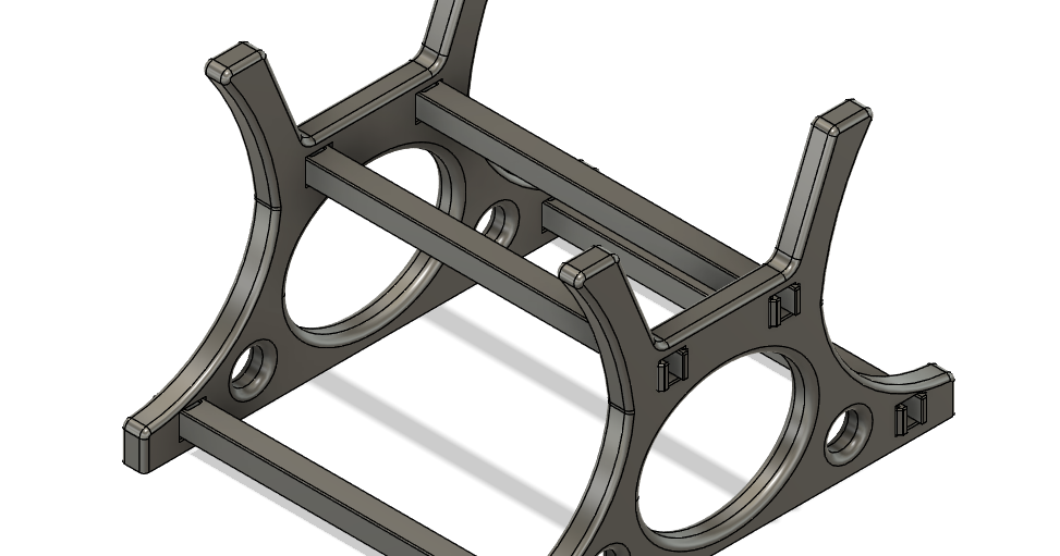 Model Yacht/Boat Cradle by Trickyhicky | Download free STL model ...