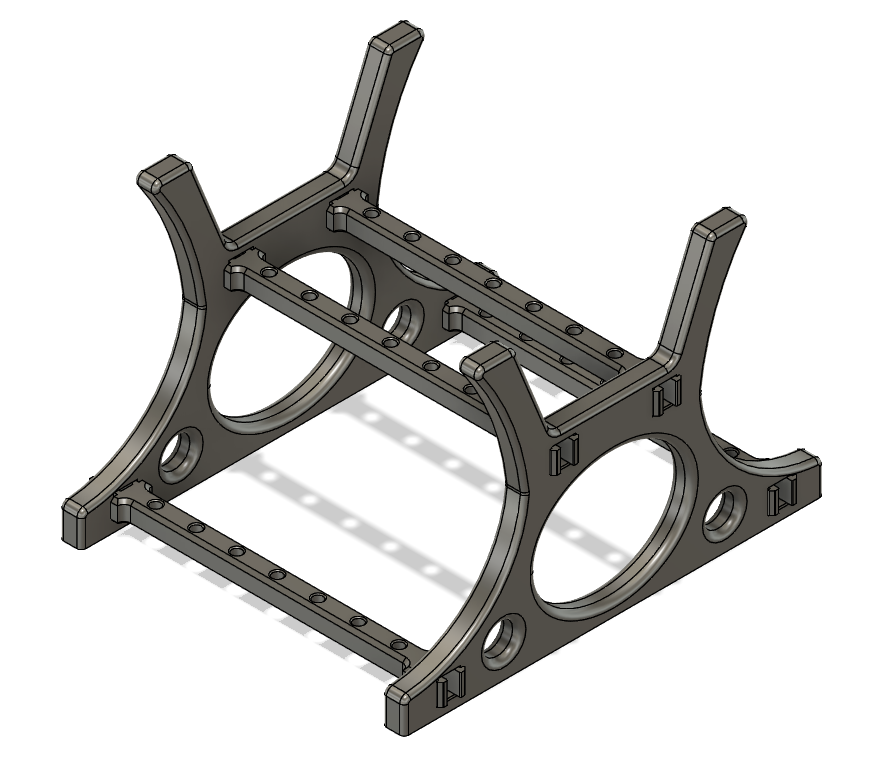 Model Yacht/Boat Cradle by Trickyhicky | Download free STL model ...