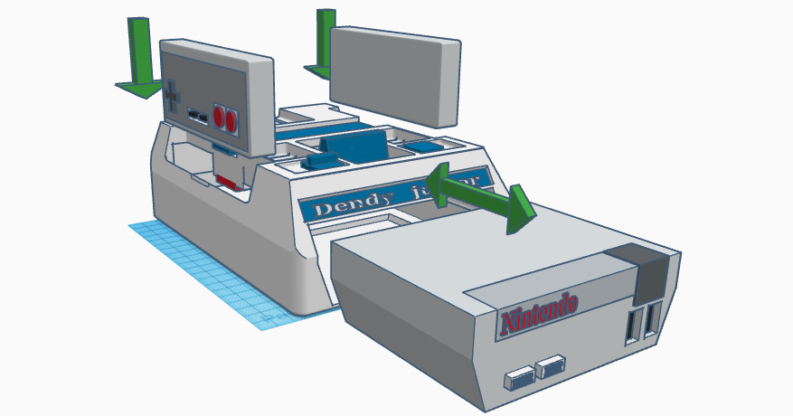 Adapter for Nintendo mini in the form of a dandy console rip by ...