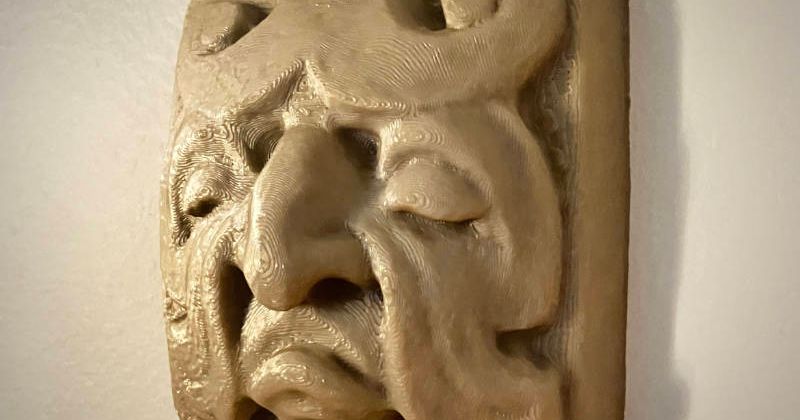 Aztec Totem Face - 3D scan by A4O Labs | Download free STL model ...