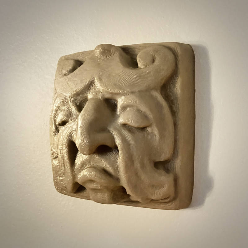 Aztec Totem Face by A4O Labs | Download free STL model | Printables.com