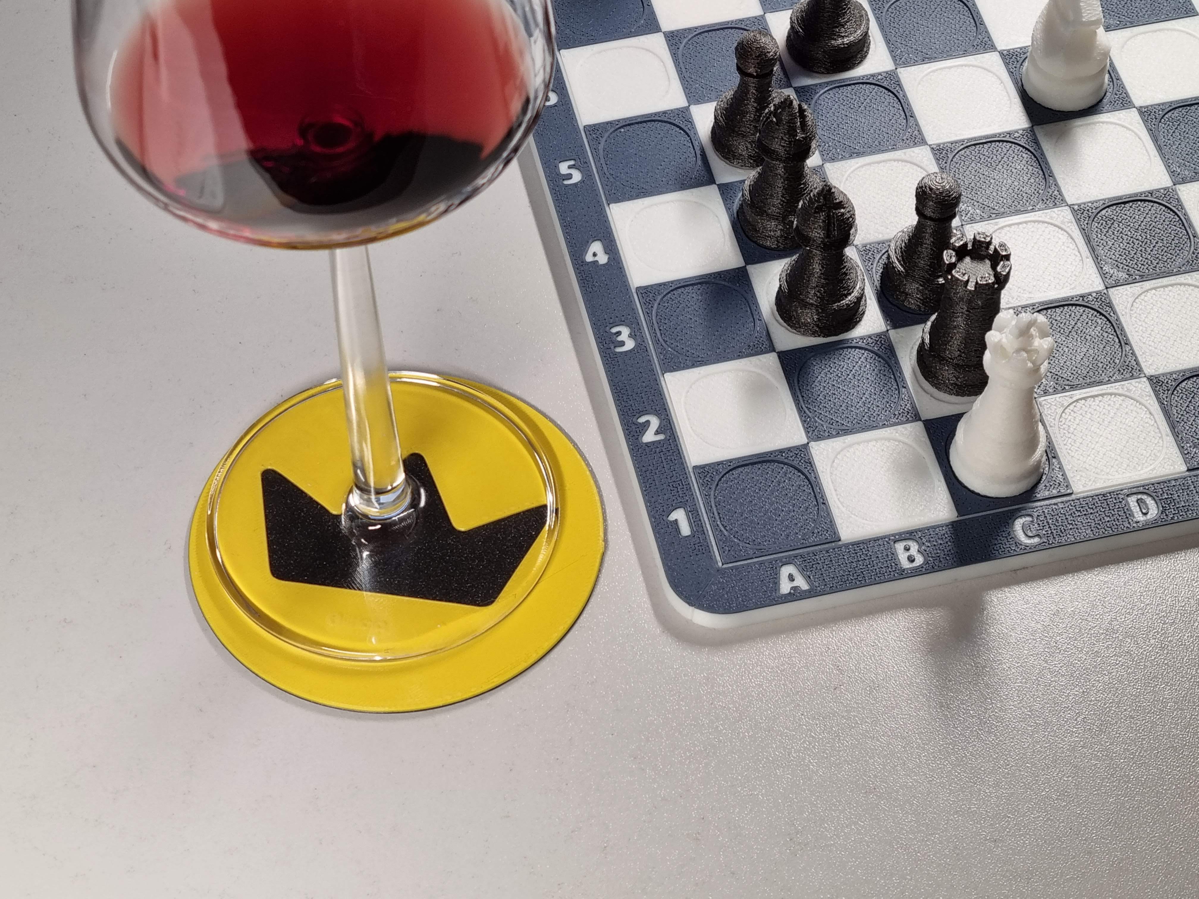Winner Chess Coaster by ishikawats | Download free STL model ...