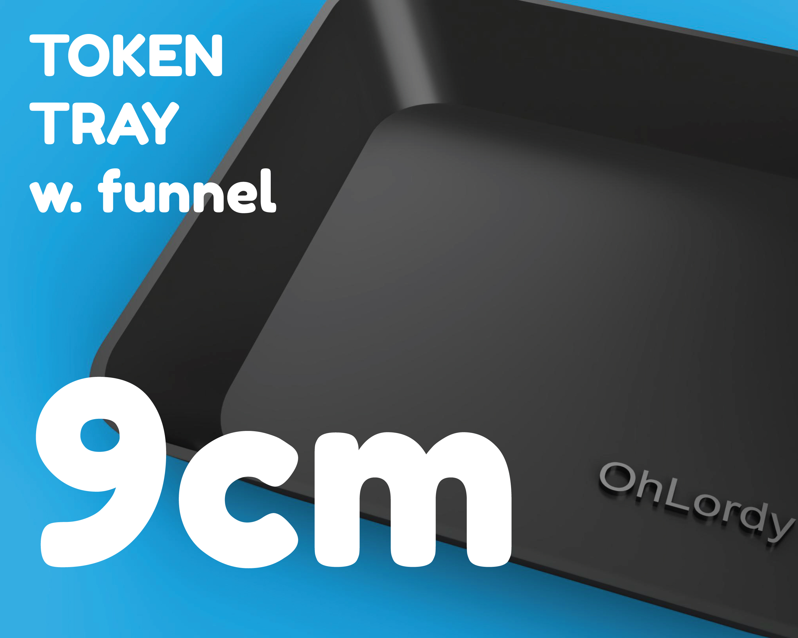 Sorting tray or Token tray with funnel - 9cm by OhLordy / Team Sausage ...