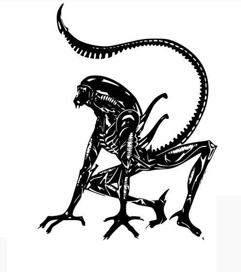 Alien Wall Art by pavel benes | Download free STL model | Printables.com