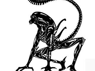 Alien Wall Art by pavel benes | Download free STL model | Printables.com