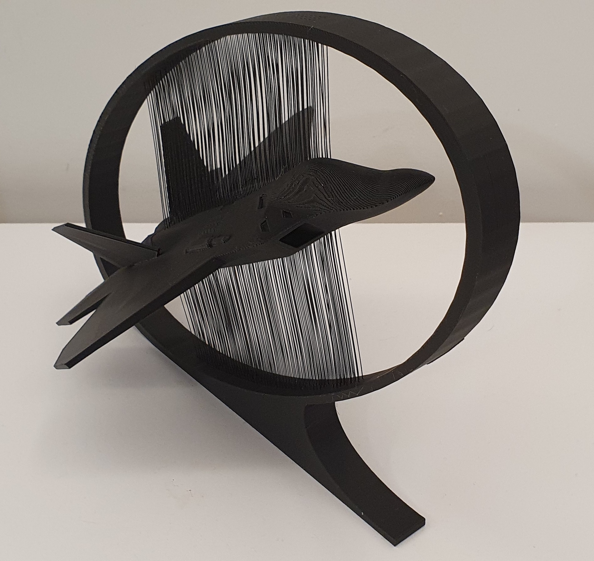 F-22 Raptor - String art display - Side by Raskal | Download free STL ...