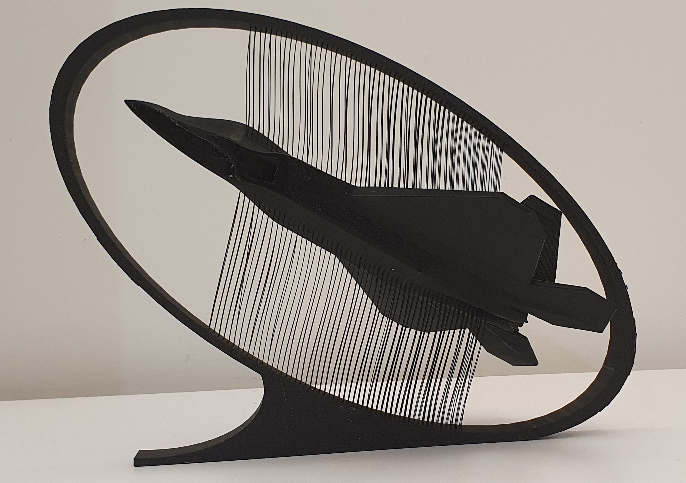 F-22 Raptor - String art display - Side by Raskal | Download free STL ...