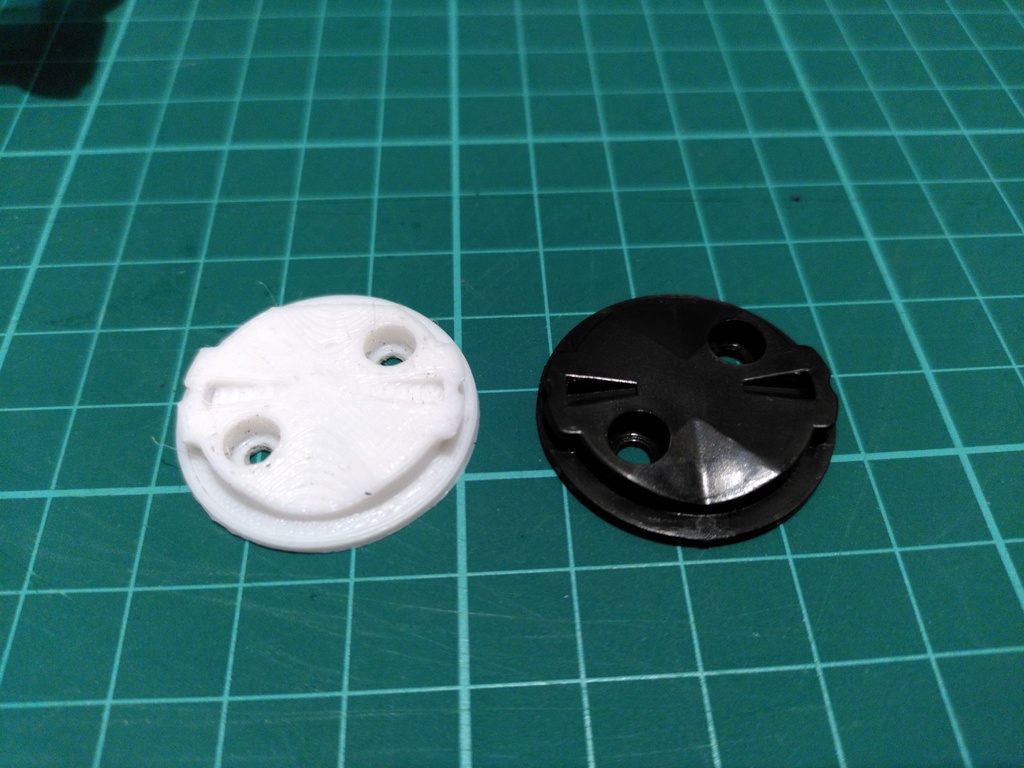 Replacement Garmin quarter mount plate for GoPro adapter by nich ...