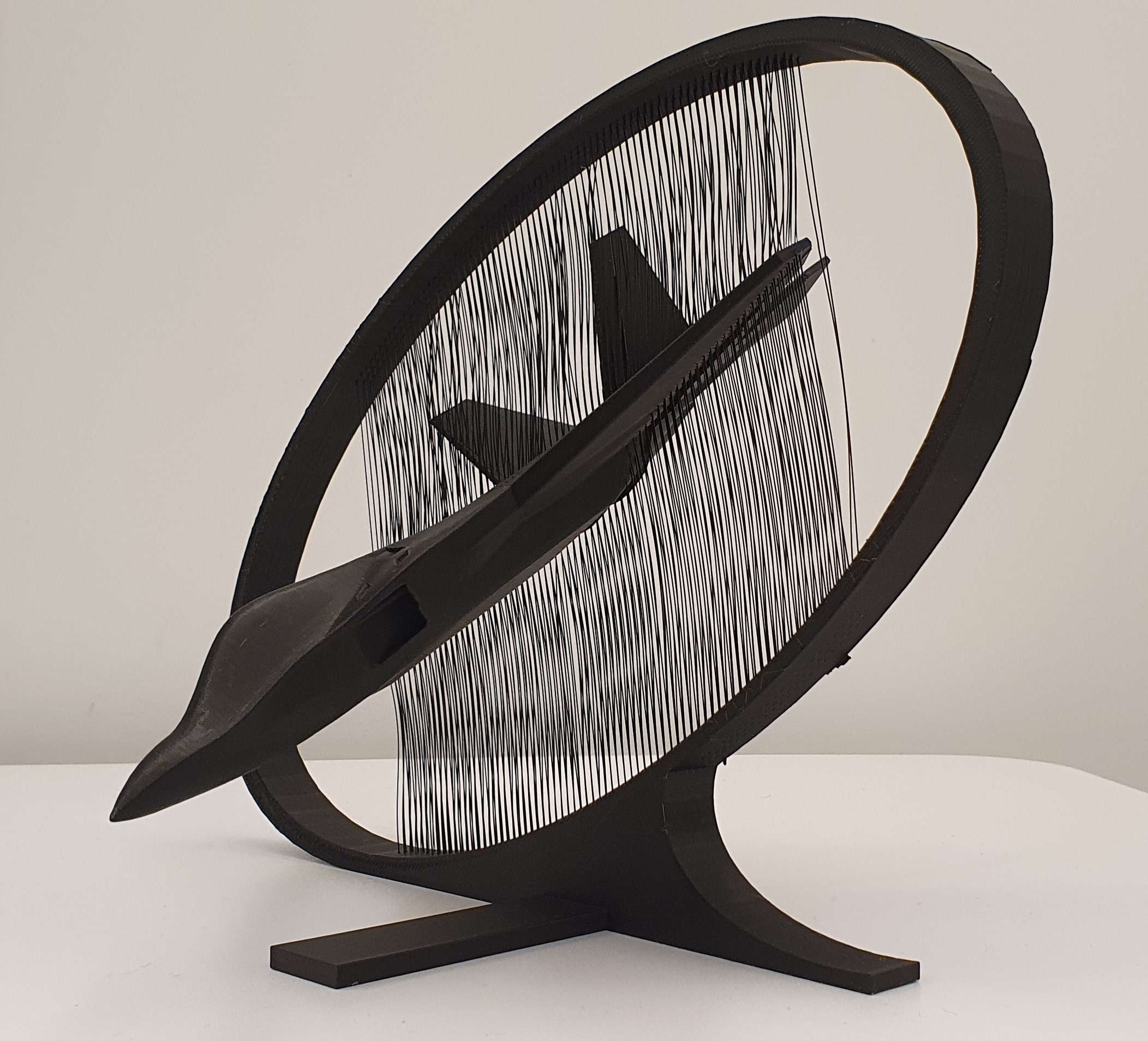 F-22 Raptor - String art display - Aiming by Raskal | Download free STL ...
