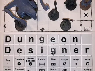 Dungeon Designer Dnd Grid Template by Cameron | Download free STL model ...