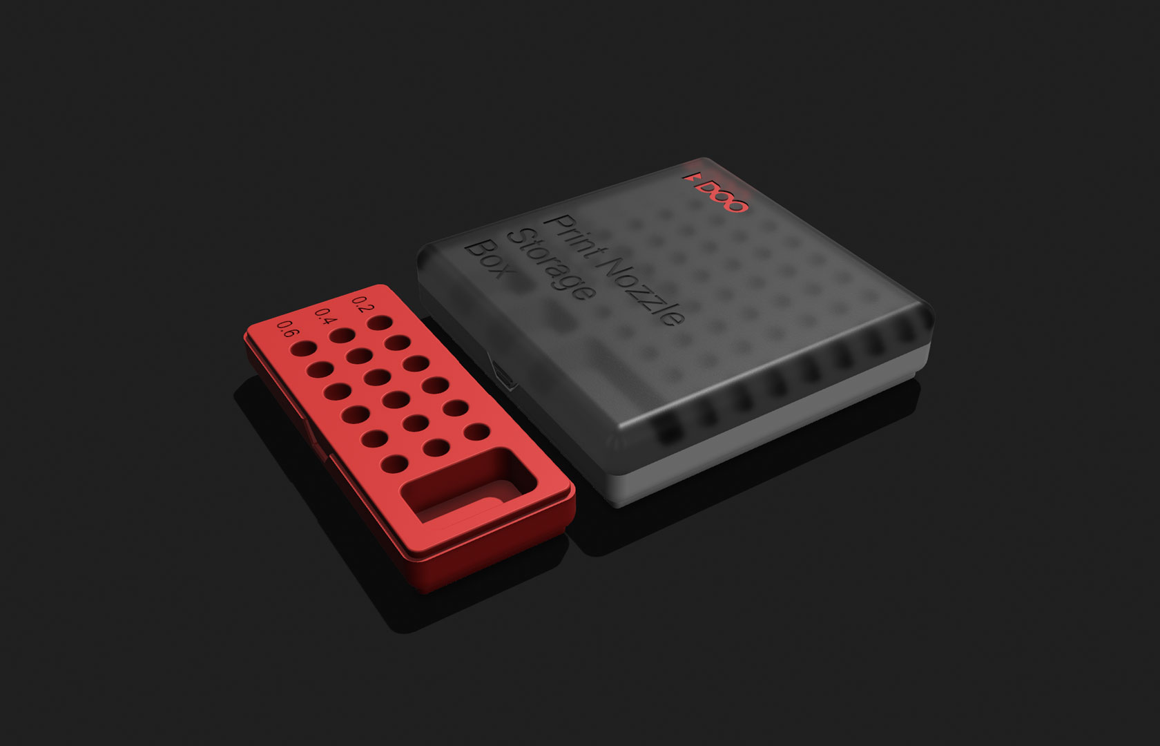 BAMBU 3D PRINT NOZZLE STORAGE BOX BY 3DOO V1.1 by jun zhao | Download ...