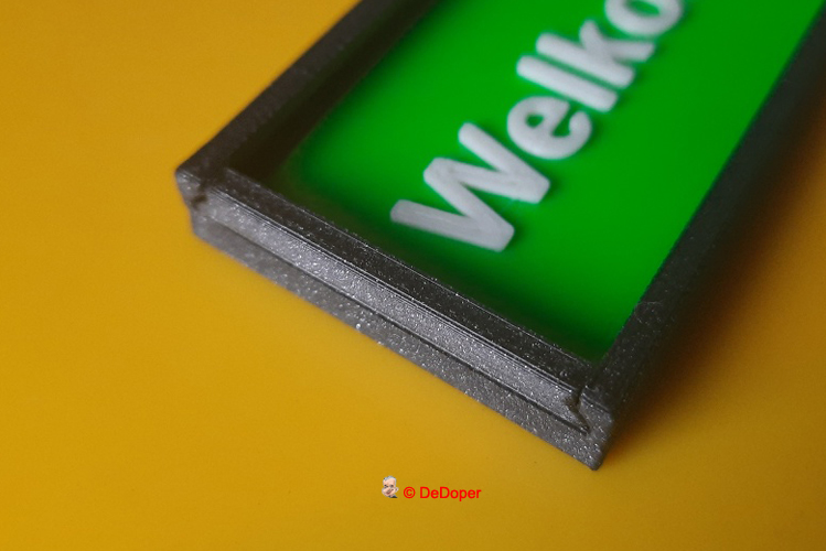 Welkom Niet storen schuifbordje by Dedoper | Download free STL model ...