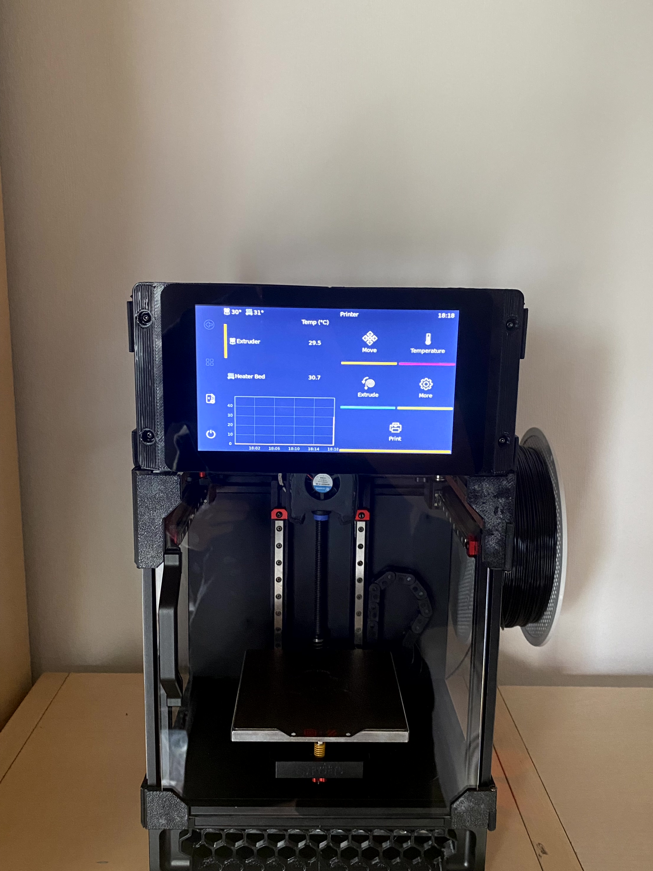 Voron V0 with raspberry pi 7 inch touch screen (on Voron V0) por Jannik ...